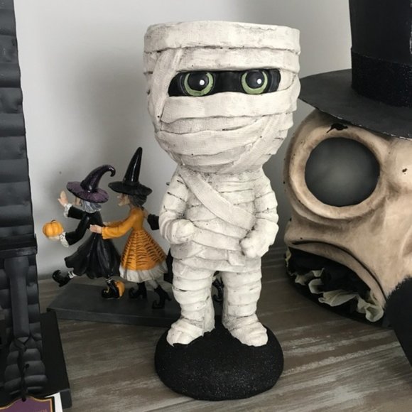 Holiday | Halloween Mummy Figure Statue Stand Up Bowl Candy | Poshmark